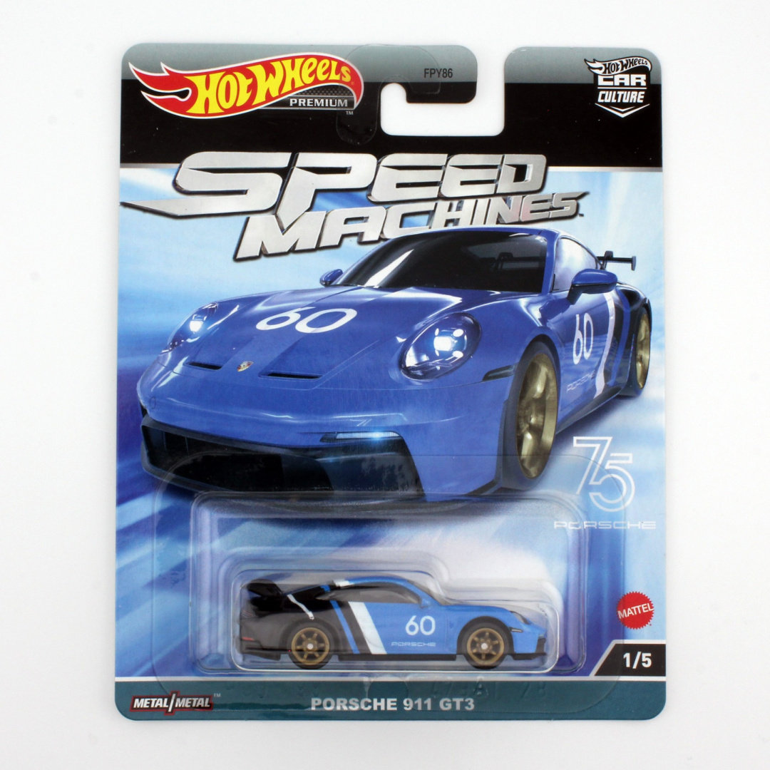 Hot Wheels Premium Car Culture Porsche 911 Gt3 Speed Machines - Hot ...