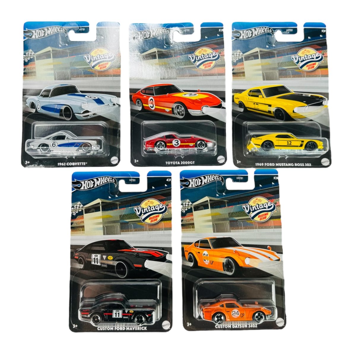 Hot Wheels Vintage Racing Club Zestaw 5Szt Hrt81 - Hot Wheels | Sklep ...