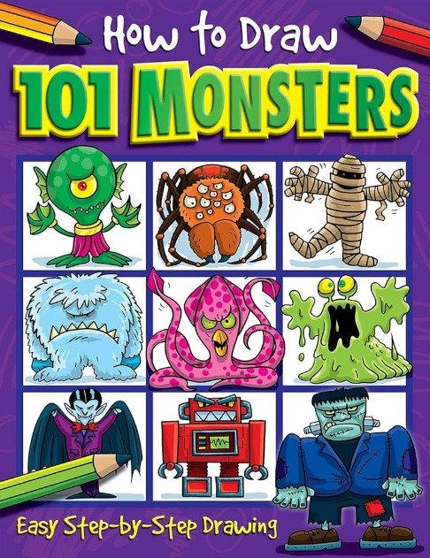 How to Draw 101 Monsters - Opracowanie zbiorowe | Książka w Empik