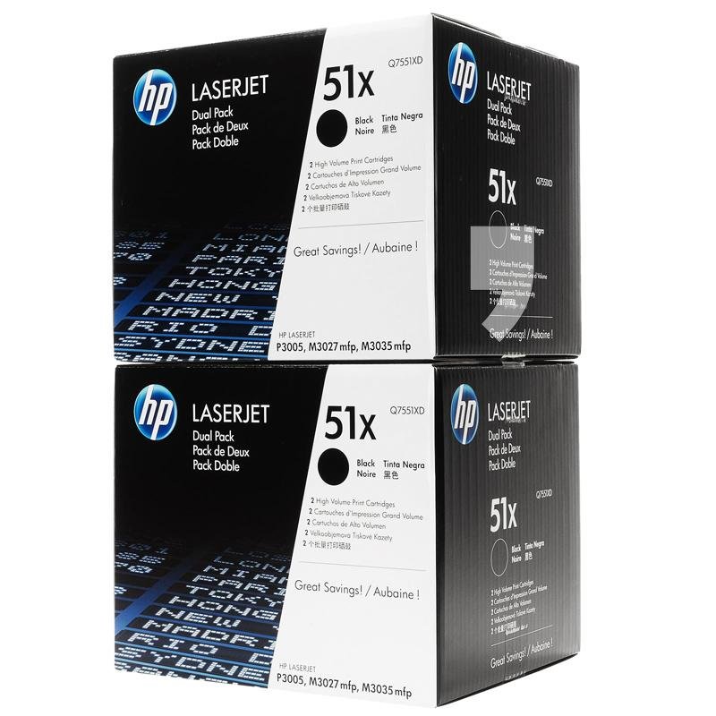 HP Inc. Toner P3005 Czarny 13k dwupak M3027/M3035 Q7551XD - HP | Sklep ...