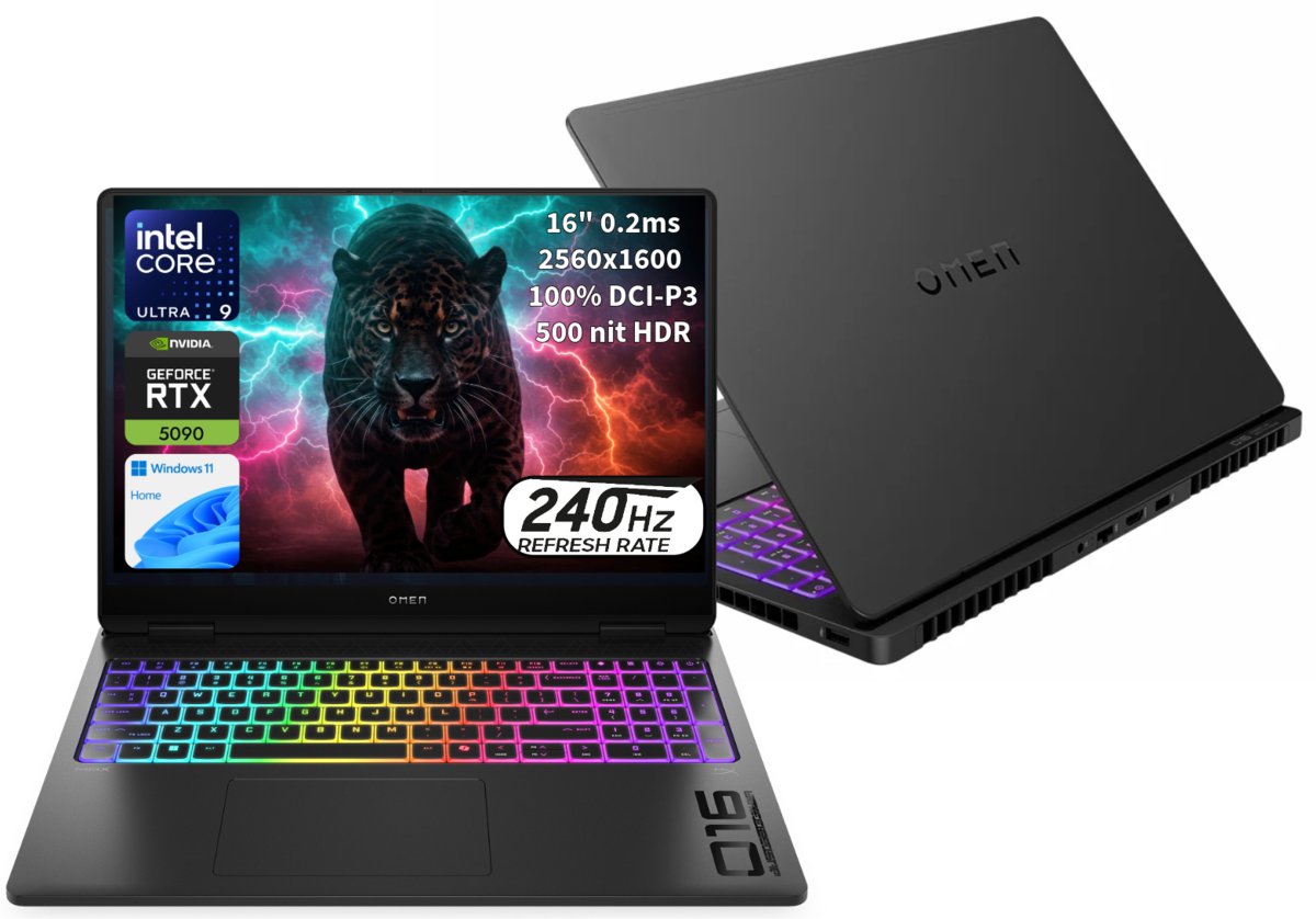 HP Omen MAX 16 Gaming U9 275HX 64GB 2TB RTX5090 24GB 16' 2K+ OLED 240Hz ...
