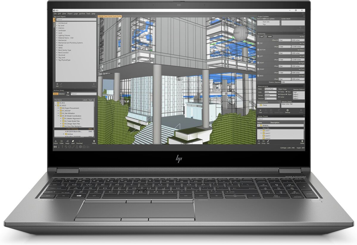 HP ZBook Fury 15 G7 i7 10850H (10-gen.) 2,7 GHz / 16 GB / 480 SSD / 15 ...