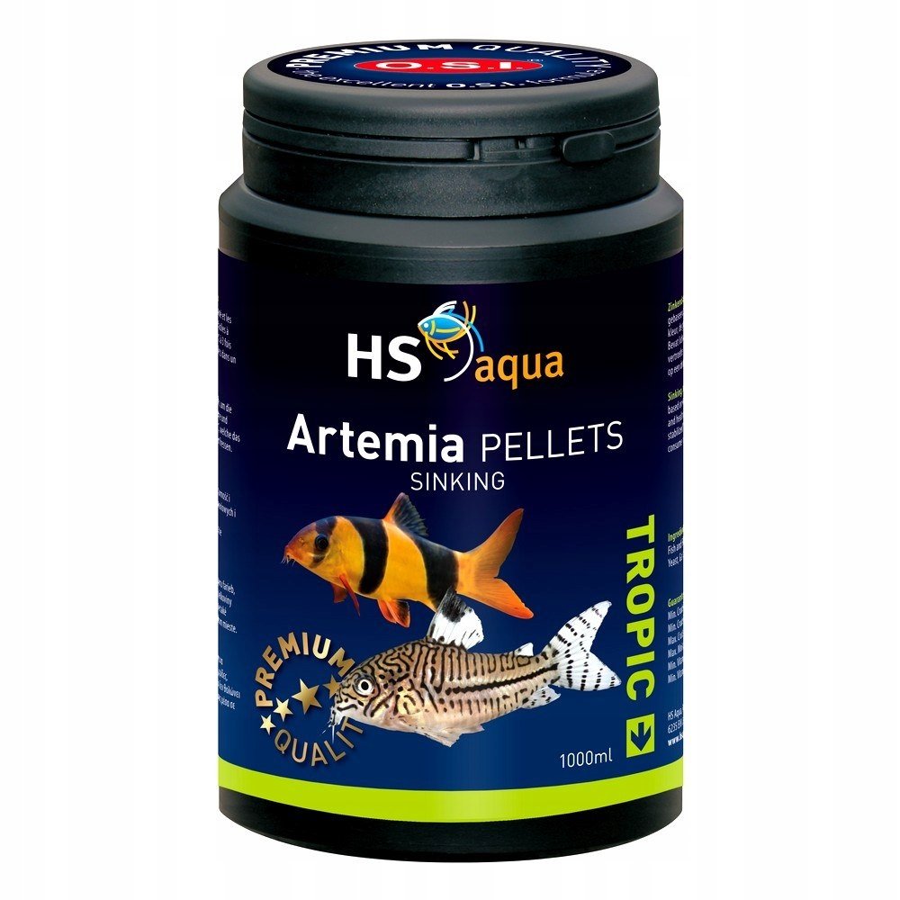 HS AQUA ARTEMIA PELLETS 1000 ML pokarm dla ryb (0030216) - Inny ...