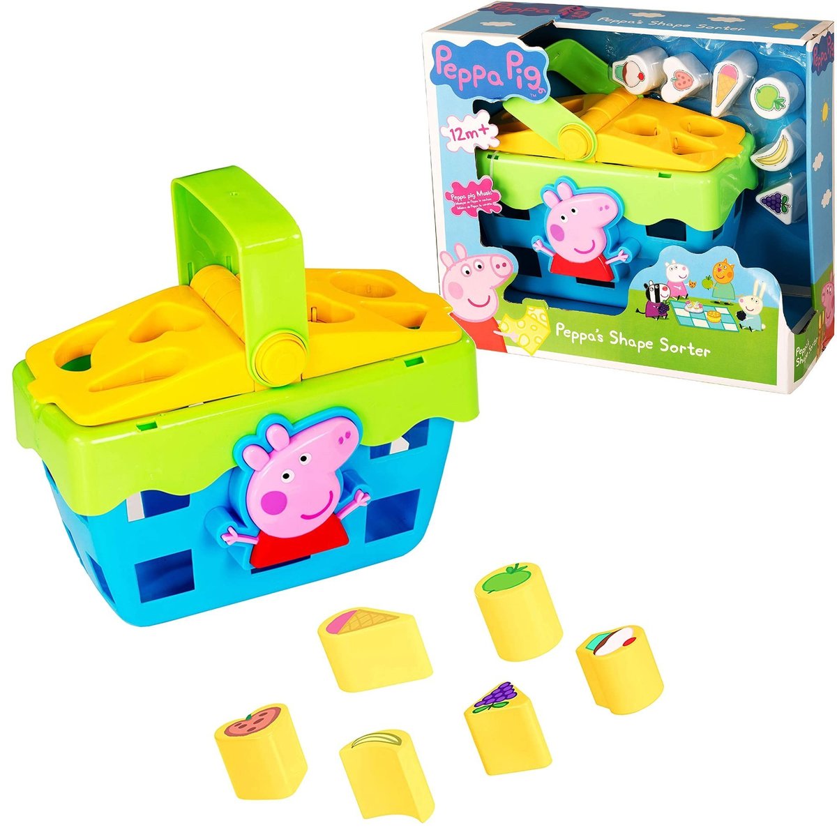 Hti, Świnka Peppa, Koszyk Piknikowy, Sorter Z Dźwiękiem - HTI | Sklep ...