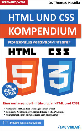 HTML und CSS Kompendium - BMU Media | Książka w Empik