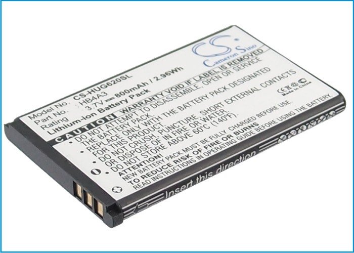 Huawei G6620 / HB4A3 800mAh 2.96Wh Li-Ion 3.7V (Cameron Sino) - Cameron ...