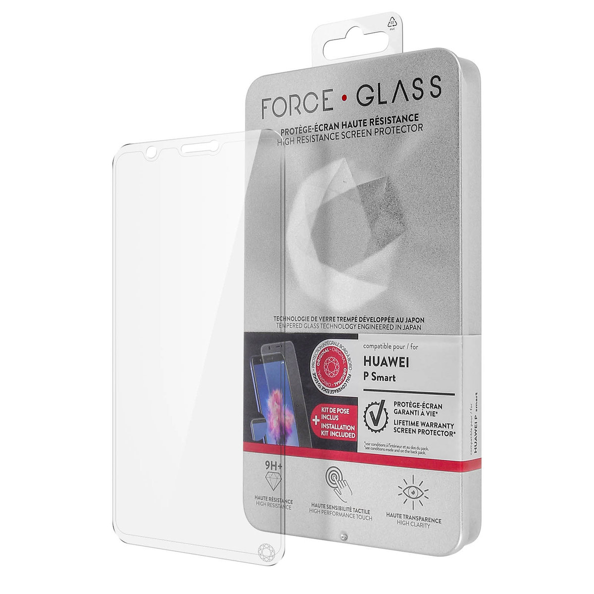 Huawei P Smart Film ForceGlass Tempered Glass Protection Life ...