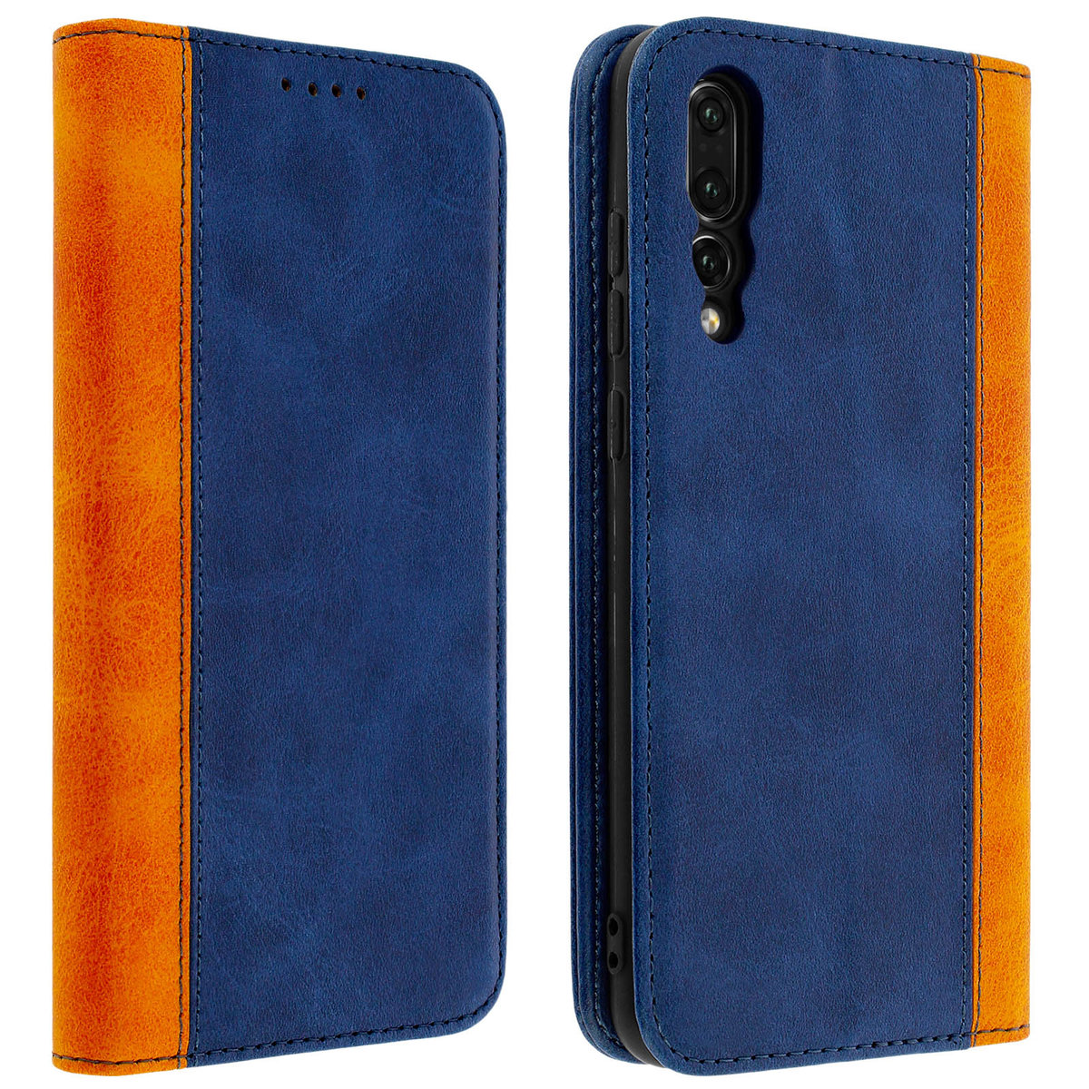 Huawei P20 Pro Folio Case Storage Card Stojak wideo Ciemnoniebieski ...