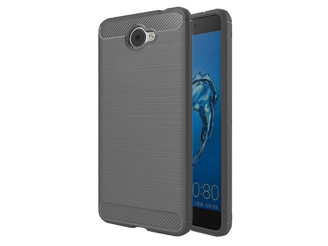 HUAWEI Y7 KABURA ETUI OBUDOWA KARBON POKROWIEC TYŁ - VegaCom | Sklep EMPIK.COM