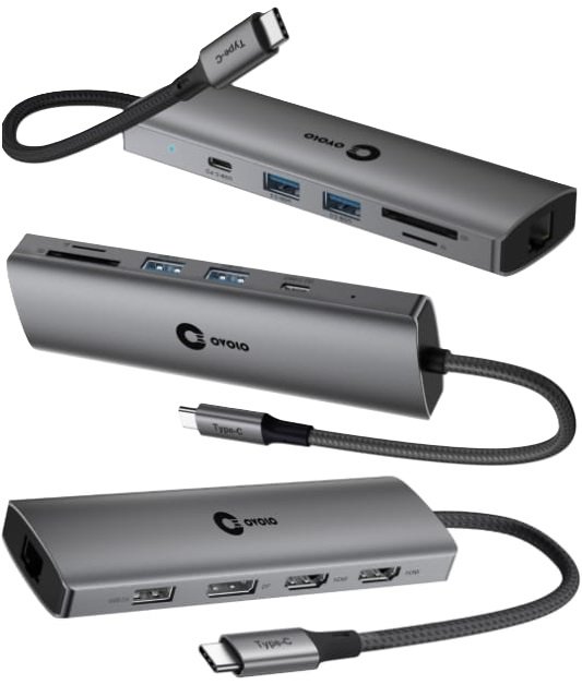 HUB do Laptopa MICROSOFT Dual Monitor USB-C 2xHDMI 4K DisplayPort LAN ...