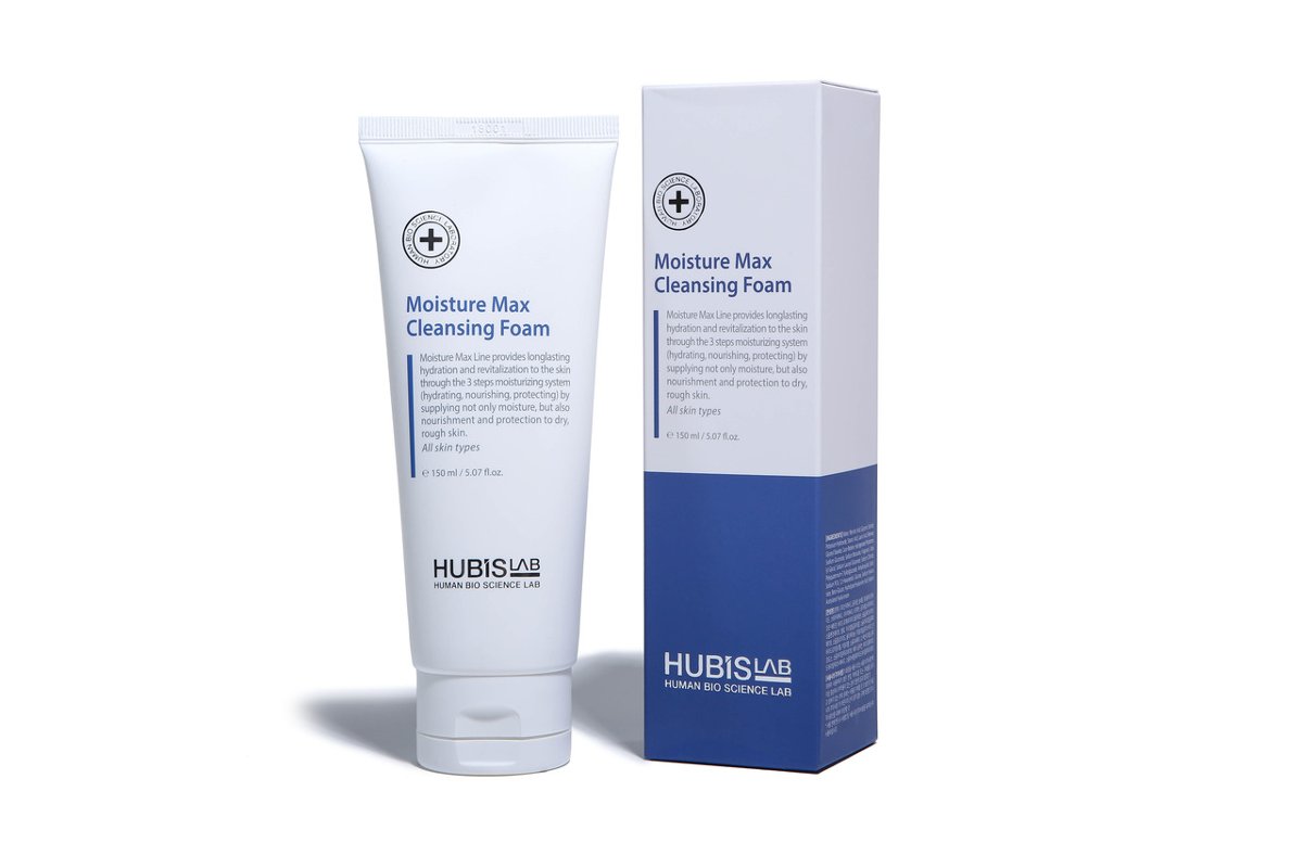 Hubislab Moisture Max, pianka oczyszczająca, 150 ml | Sklep EMPIK.COM
