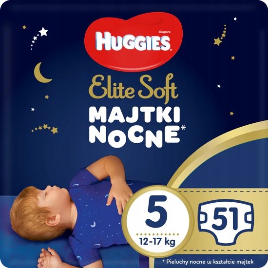 Huggies Elite Soft Night Pants 5 (12-17Kg) 3X17Szt - Huggies | Sklep ...