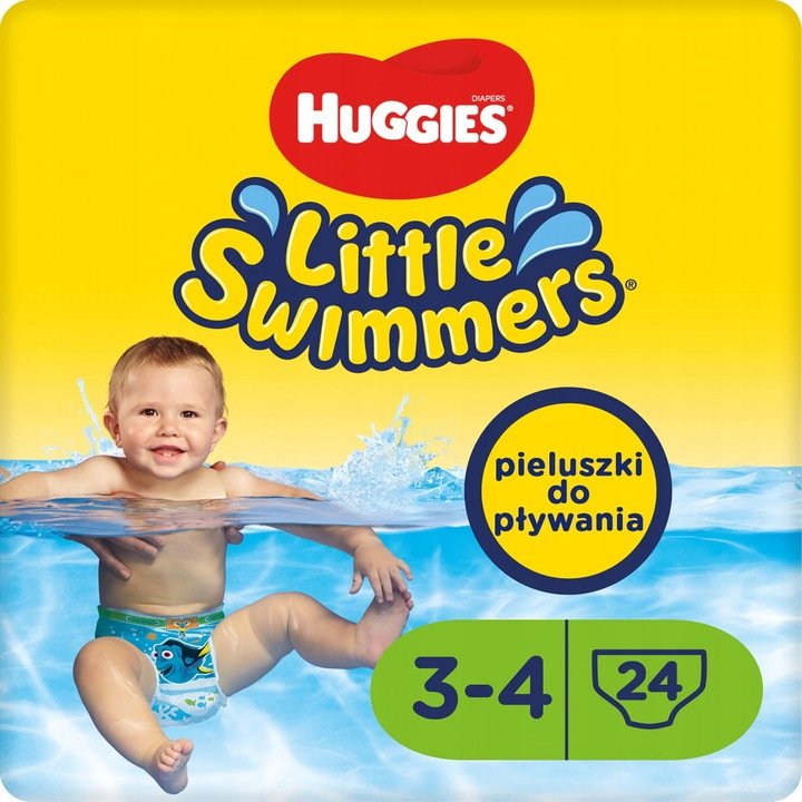HUGGIES Little Swimmers 3-4 (7-15 kg) 2x12 szt - Huggies | Sklep EMPIK.COM