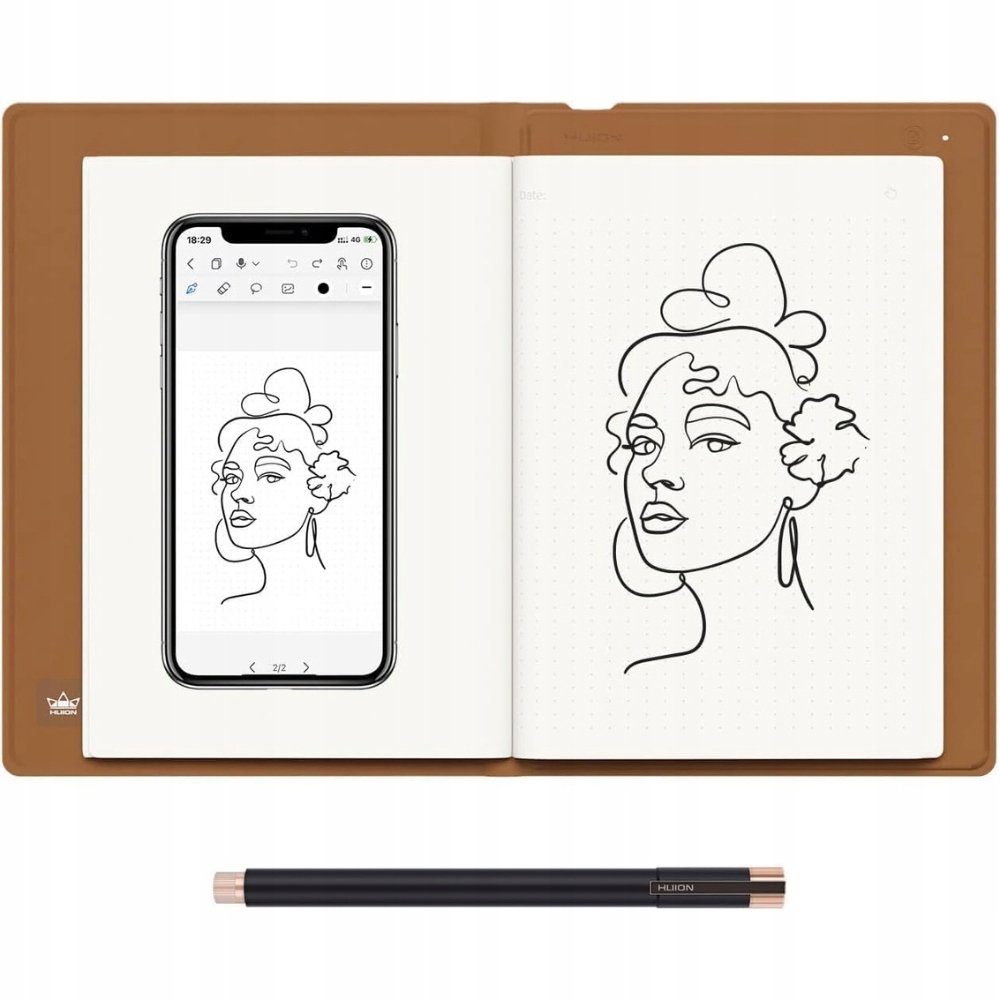 Huion Note Smart Notebook - Cyfrowy Notatnik A5 Z Bluetooth 5.0 I ...