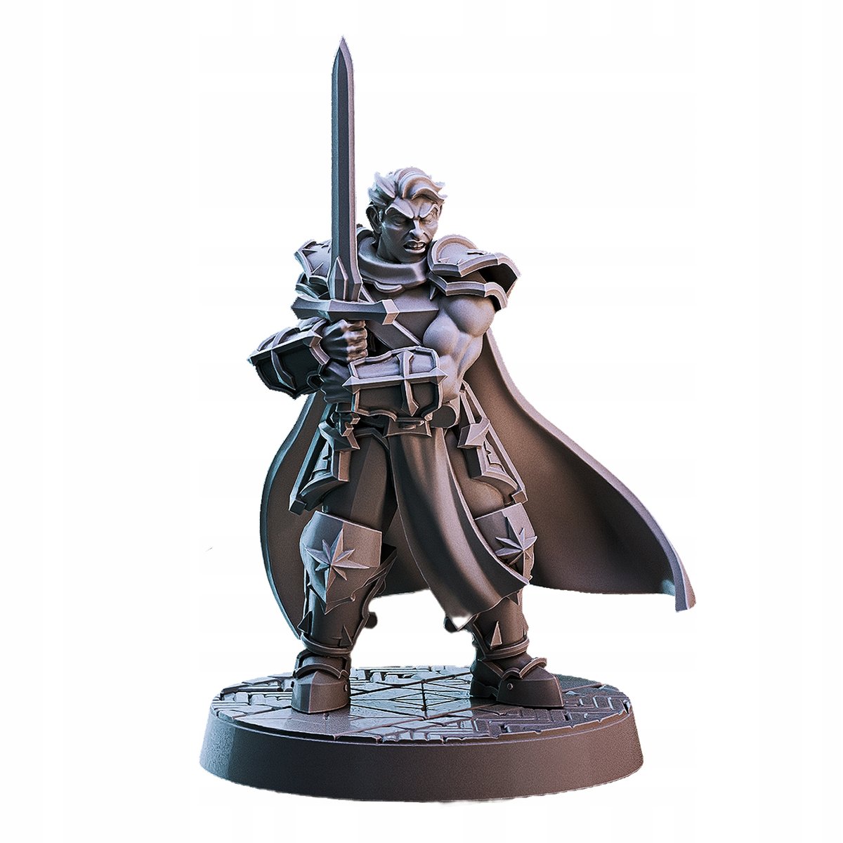 Human Paladin - Stance (Rycerz Paladyn) - Figurka DnD - StarBurst3D ...