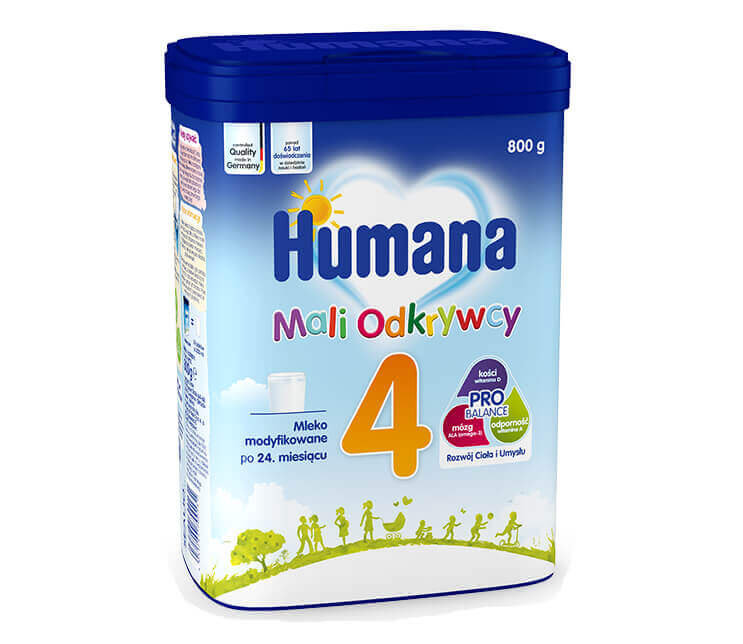 Humana 4 Mali Odkrywcy, Mleko modyfikowane 2+, 800 g - Humana | Sklep ...