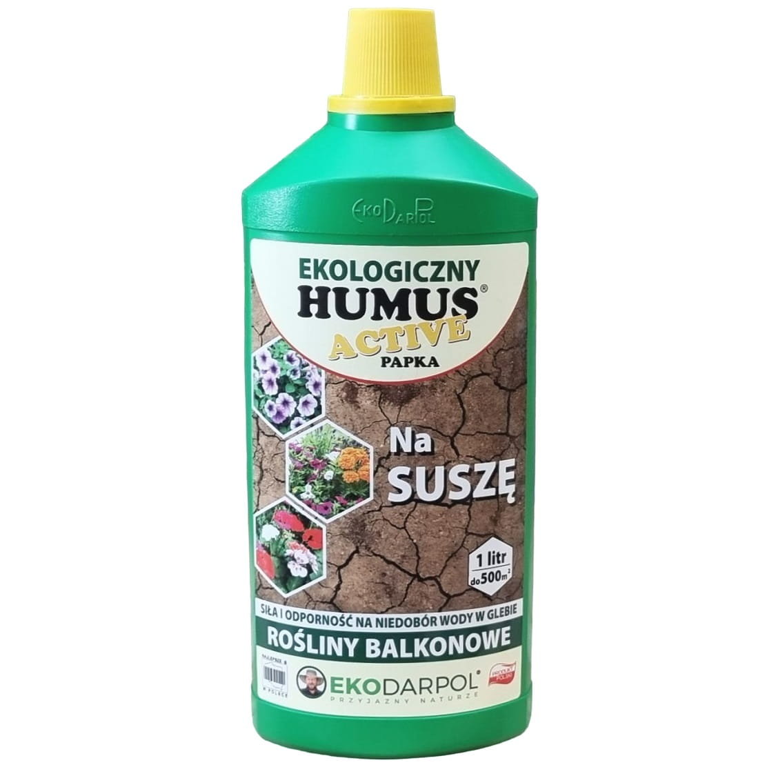 HUMUS Active Papka na suszę ROŚLINY BALKONOWE 1L - nawóz ekologiczny - EkoDarPol | Sklep EMPIK.COM