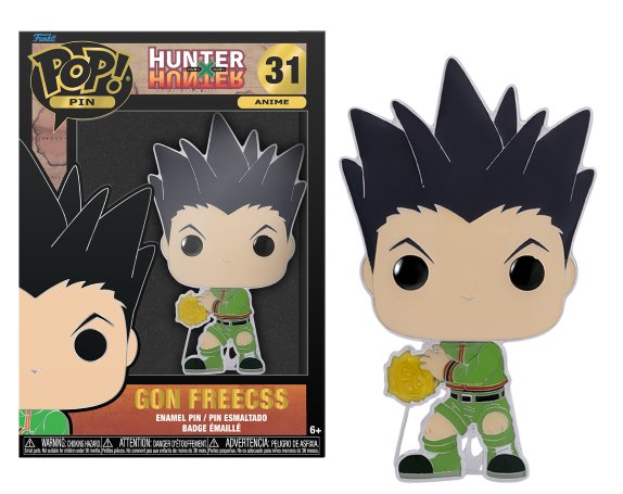 hunter x hunter - pop large enamel pin n° 31- gon reecss - Funko ...