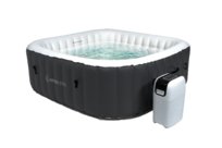 HYDRO STAR dmuchane spa ogrodowe basen MALAGA SZARY kwadratowy 4-6 os ...