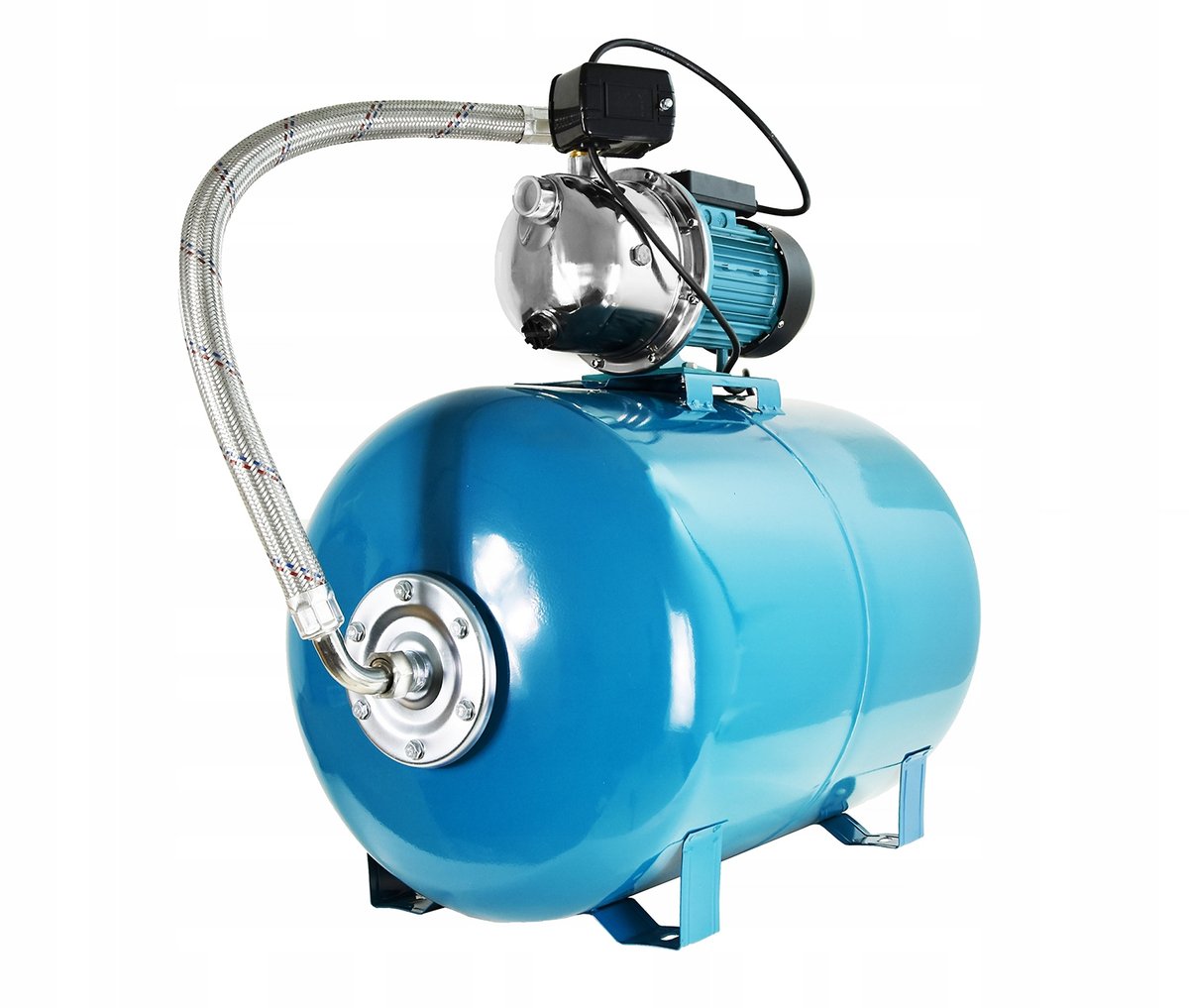 Hydrofor 100l do wody pompa hydroforowa zbiornik pełen zestaw wydajny ...