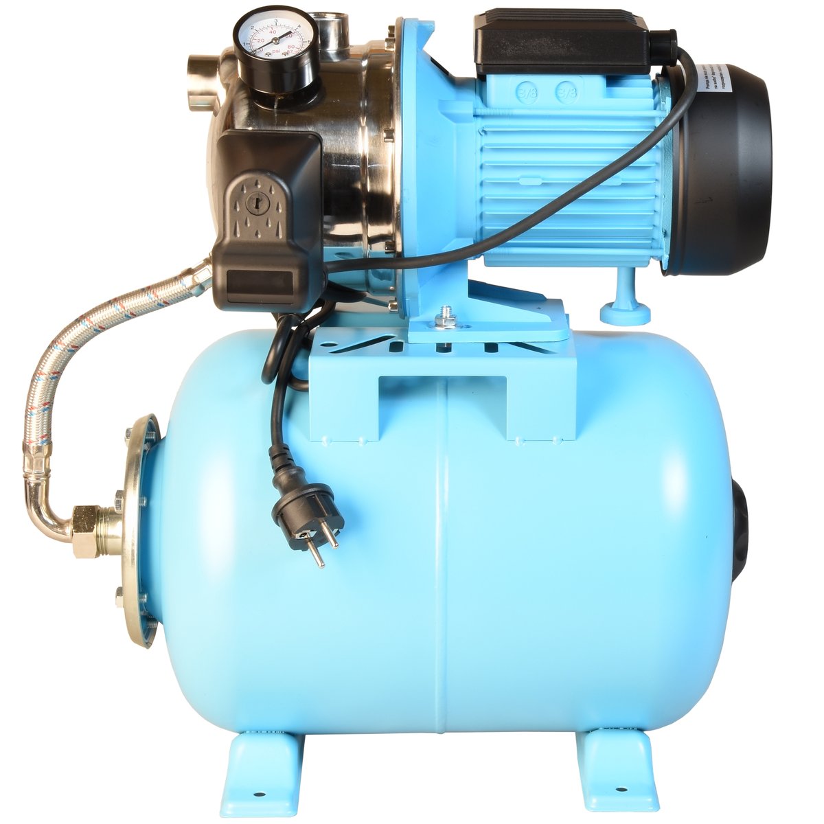 Hydrofor 24L Zbiornik Do Wody Pompa Hydroforowa Js 1100 Skręcony Zestaw ...