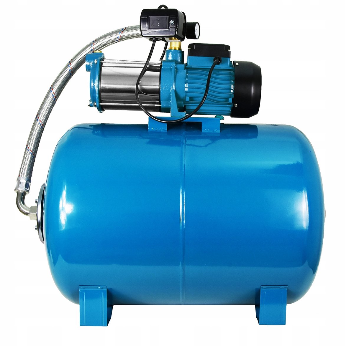 Hydrofor do wody 100l pompa hydroforowa pełen zestaw zbiornik wydajny ...