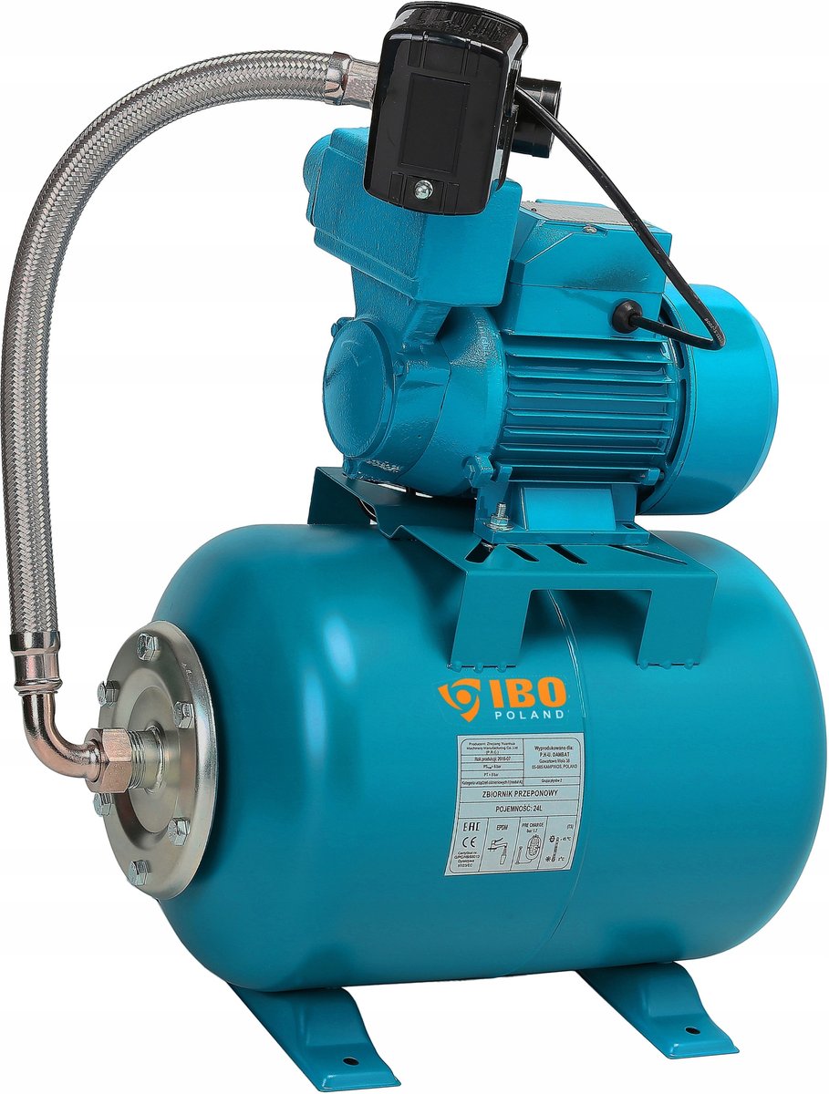 Ibo Hydrofor Wzi 750 24L Do Wody Pompa Hydroforowa Zbiornik Zestaw ...