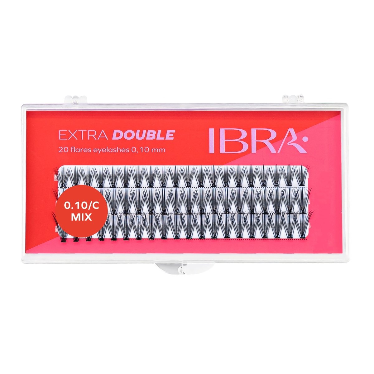 Ibra, Extra Double, kępki rzęs 0.10 C MIX | Sklep EMPIK.COM