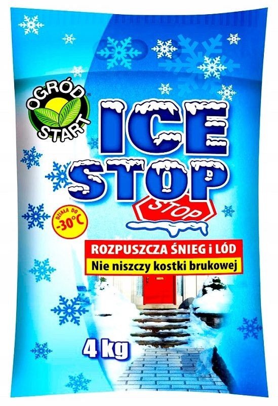 ICE STOP rozpuszcza śnieg i lód 4 kg - AMPOL | Sklep EMPIK.COM