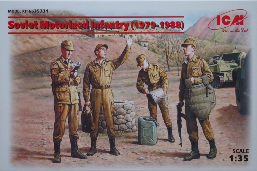 ICM 35331 Figurki Soviet Motorized Infantry (1979-1988) [Soviet-Afghan ...