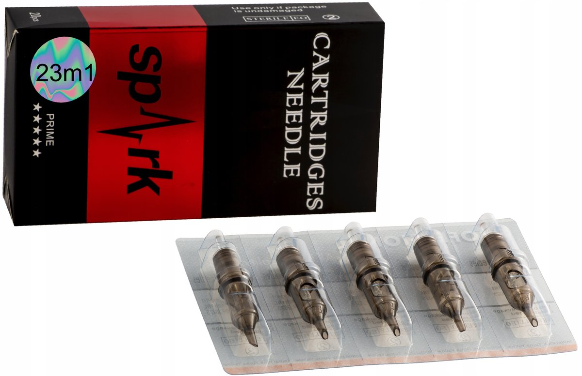 Igły Tatuażu kartridż Spark CARTRIDGE 5 sztuk 23m1 | Sklep EMPIK.COM