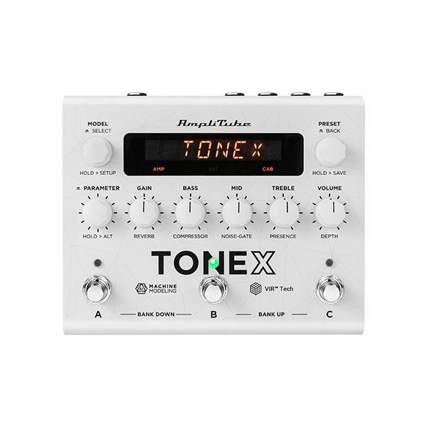 IK Multimedia ToneX Pedal Anniversary Edition Stompbox Technologia AI Biały - IK Multimedia ...