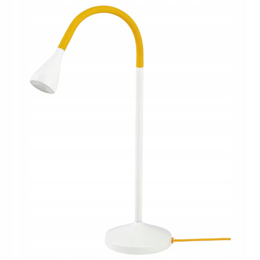 IKEA NAVLINGE Lampka na biurko LED, żółty/biały - Ikea | Sklep EMPIK.COM
