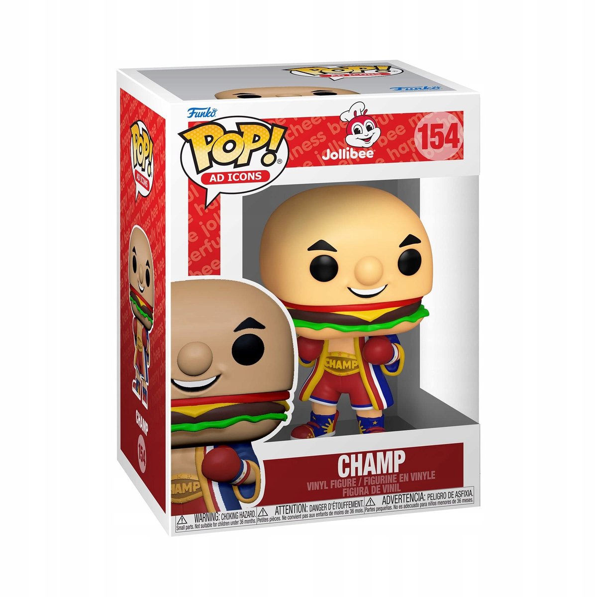 Ikony reklam popowych Jollibee Champ Funko Pop dostępne wyłącznie w ...