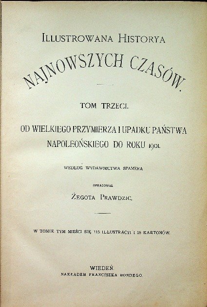 Ilustrowana historia najnowszych czasów tom III - Opracowanie zbiorowe ...