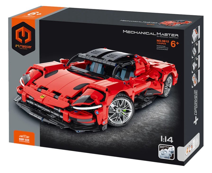 iM.Master Klocki model 1:14 auto czerwone 1131 elementów - IM.MASTER ...
