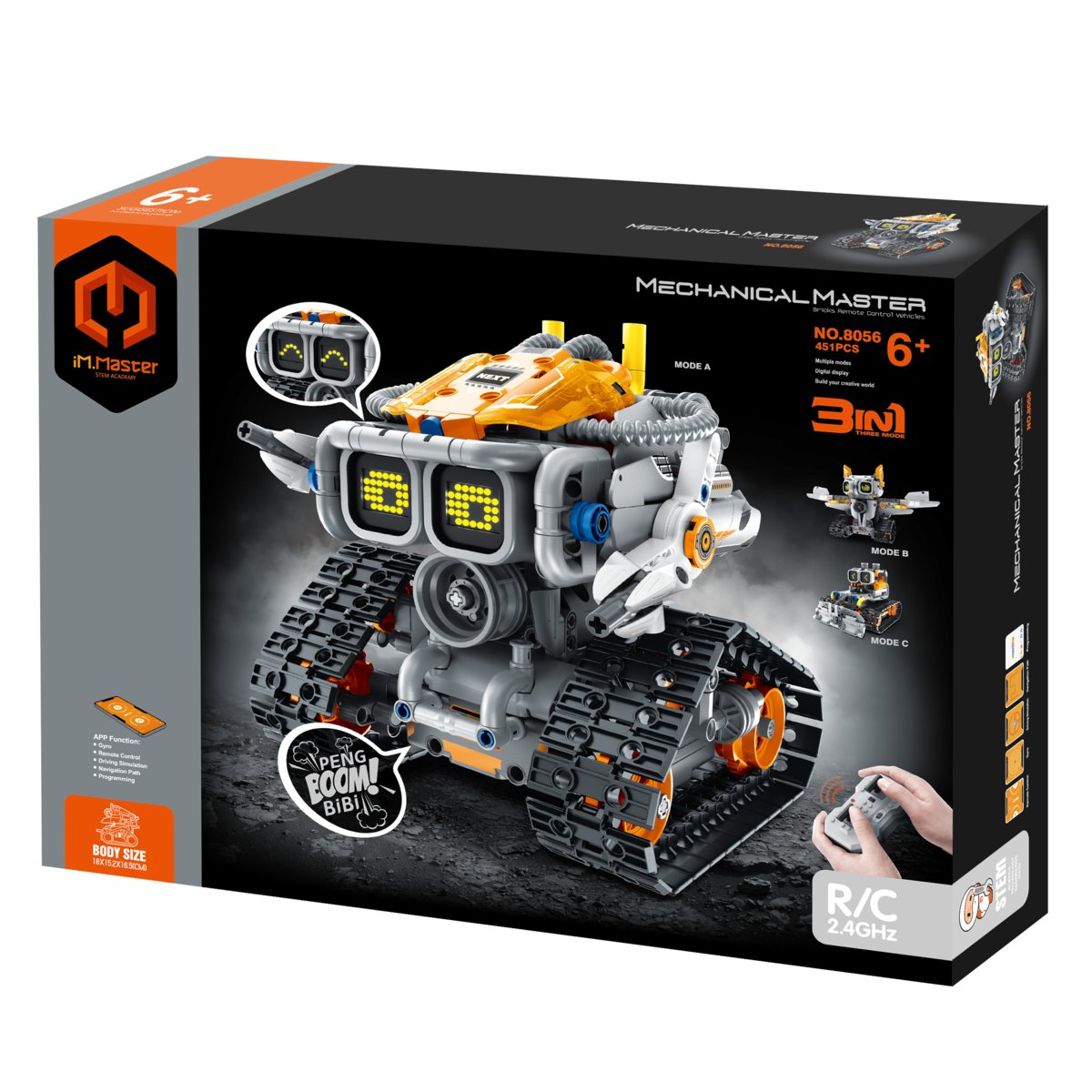 iM.Master RC inteligentny robot programujący 3w1 451 elementów - IM.MASTER | Sklep EMPIK.COM
