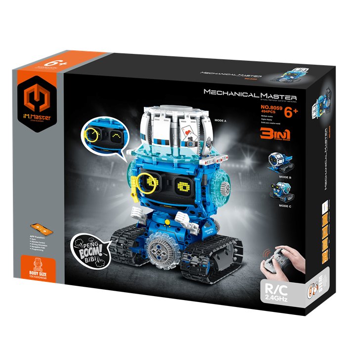iM.Master RC inteligentny robot programujący 3w1 494 elementy - IM.MASTER | Sklep EMPIK.COM