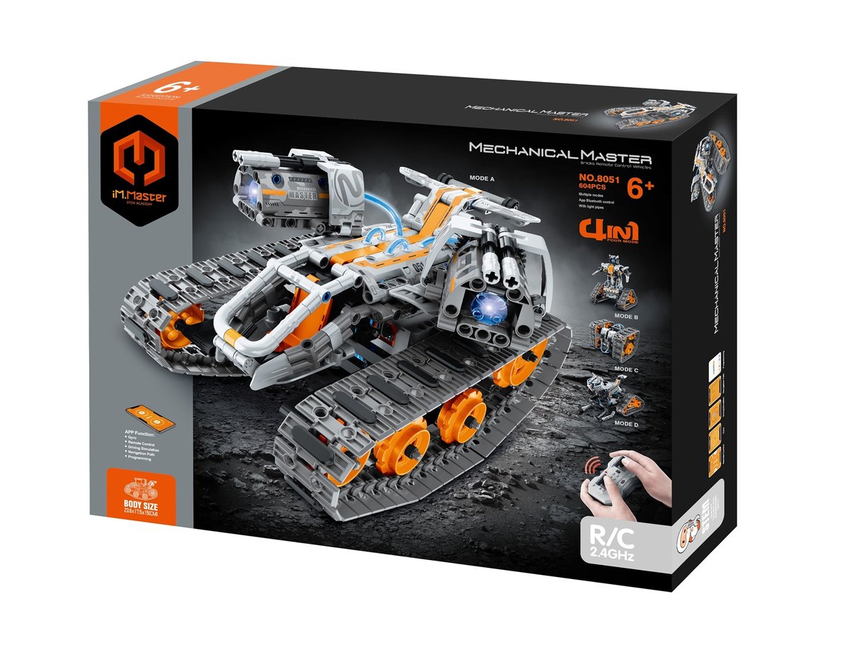 IM.MASTER RC klocki łazik 4w1 604 elementów - IM.MASTER | Sklep EMPIK.COM
