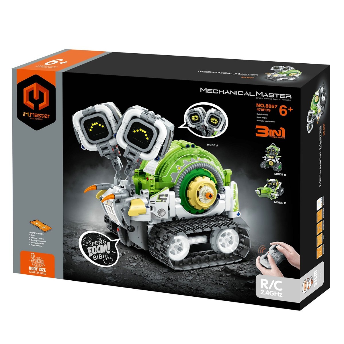 IM.MASTER RC klocki robot programowanie 3w1 478 elementów - IM.MASTER | Sklep EMPIK.COM