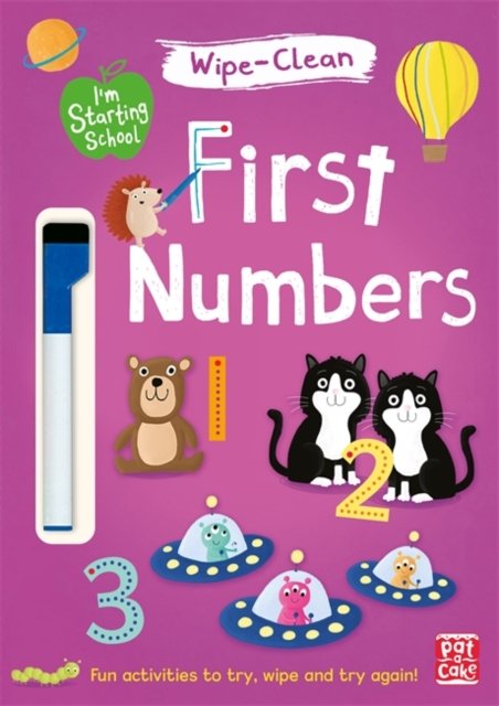 Im Starting School. First Numbers. Wipe-clean book with pen ...