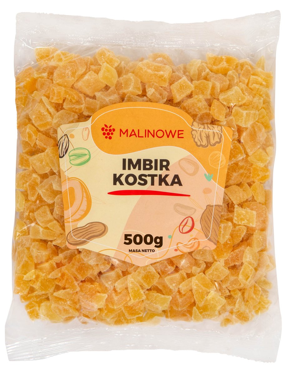 Imbir kandyzowany 500g - Malinowe | Sklep EMPIK.COM