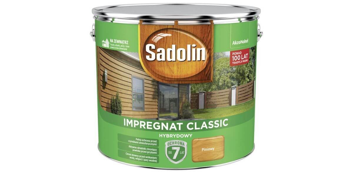 Impregnat Classic Hybrydowy Piniowy 9L Sadolin - SADOLIN | Sklep EMPIK.COM