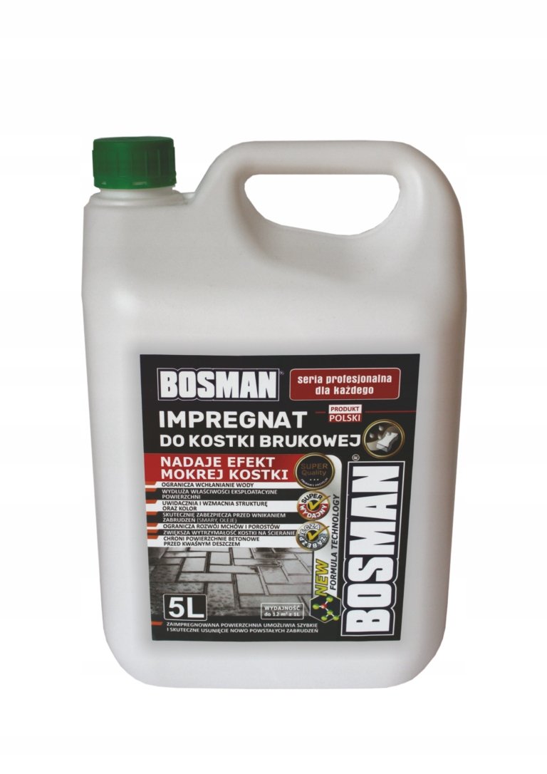 Impregnat do kostki brukowej Bosman 5L efekt mokrej kostki - Bosman ...