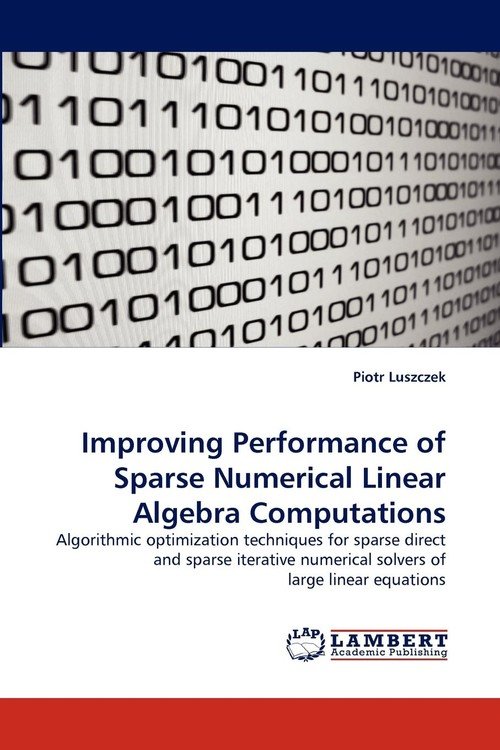 Improving Performance Of Sparse Numerical Linear Algebra Computations