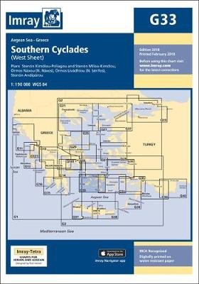 Imray Chart G33: Southern Cyclades (West Sheet) - Imray | Książka w Empik