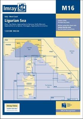 Imray Chart M16: Ligurian Sea - Imray | Książka w Empik