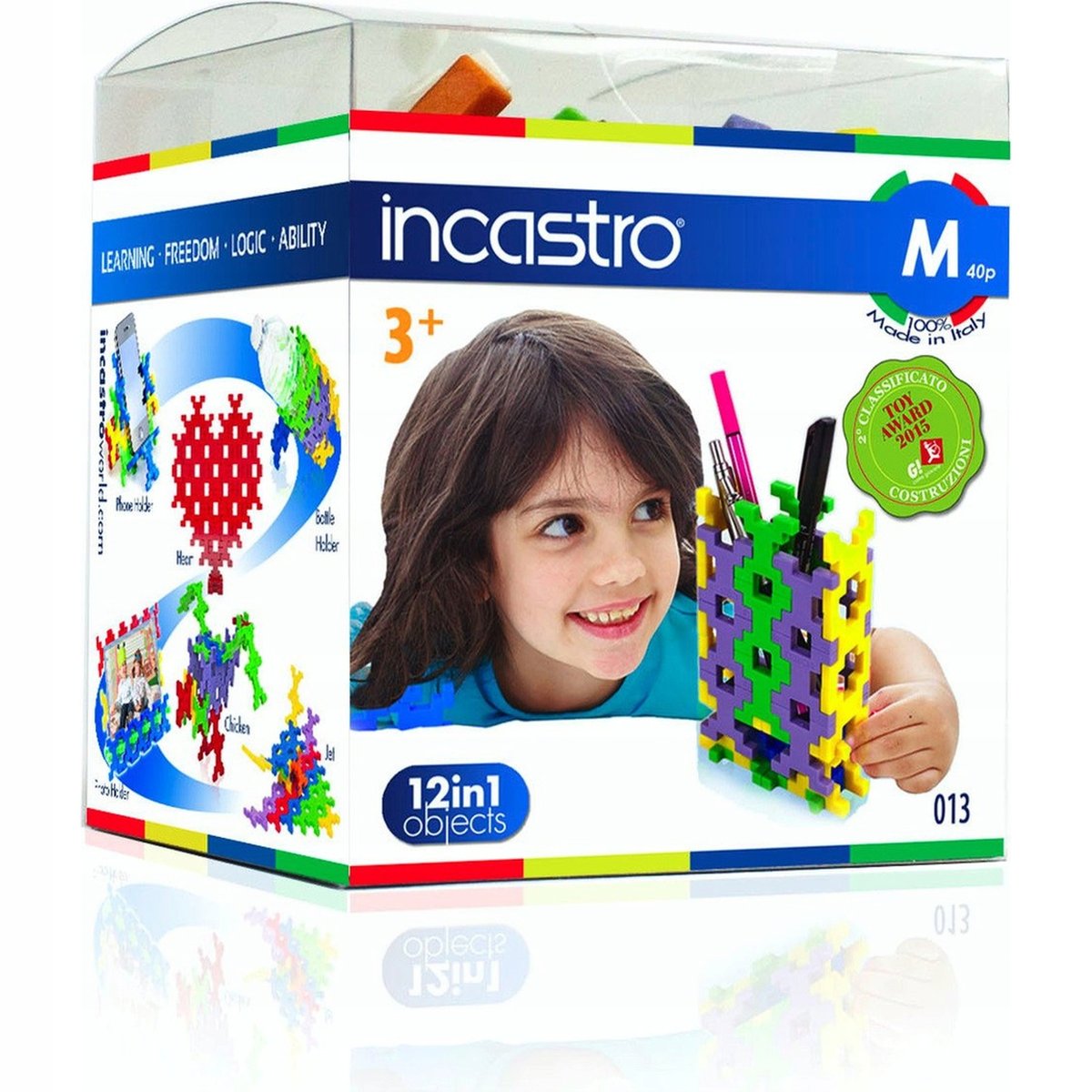 Incastro Cube M 40 el. Klocki konstrukcyjne - Incastro | Sklep EMPIK.COM