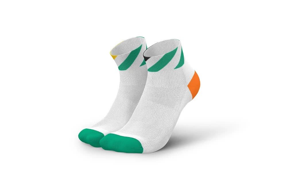 Incylence Skarpety Do Biegania Running Platforms Short White/Green ... Incylence Skarpety Do Biegania Running Platforms Short White/Green ...