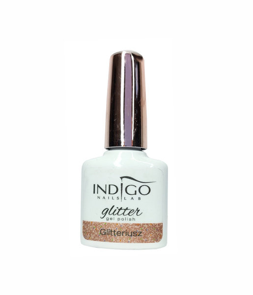 Indigo lakier hybrydowy Glitteriusz 7ml | Sklep EMPIK.COM